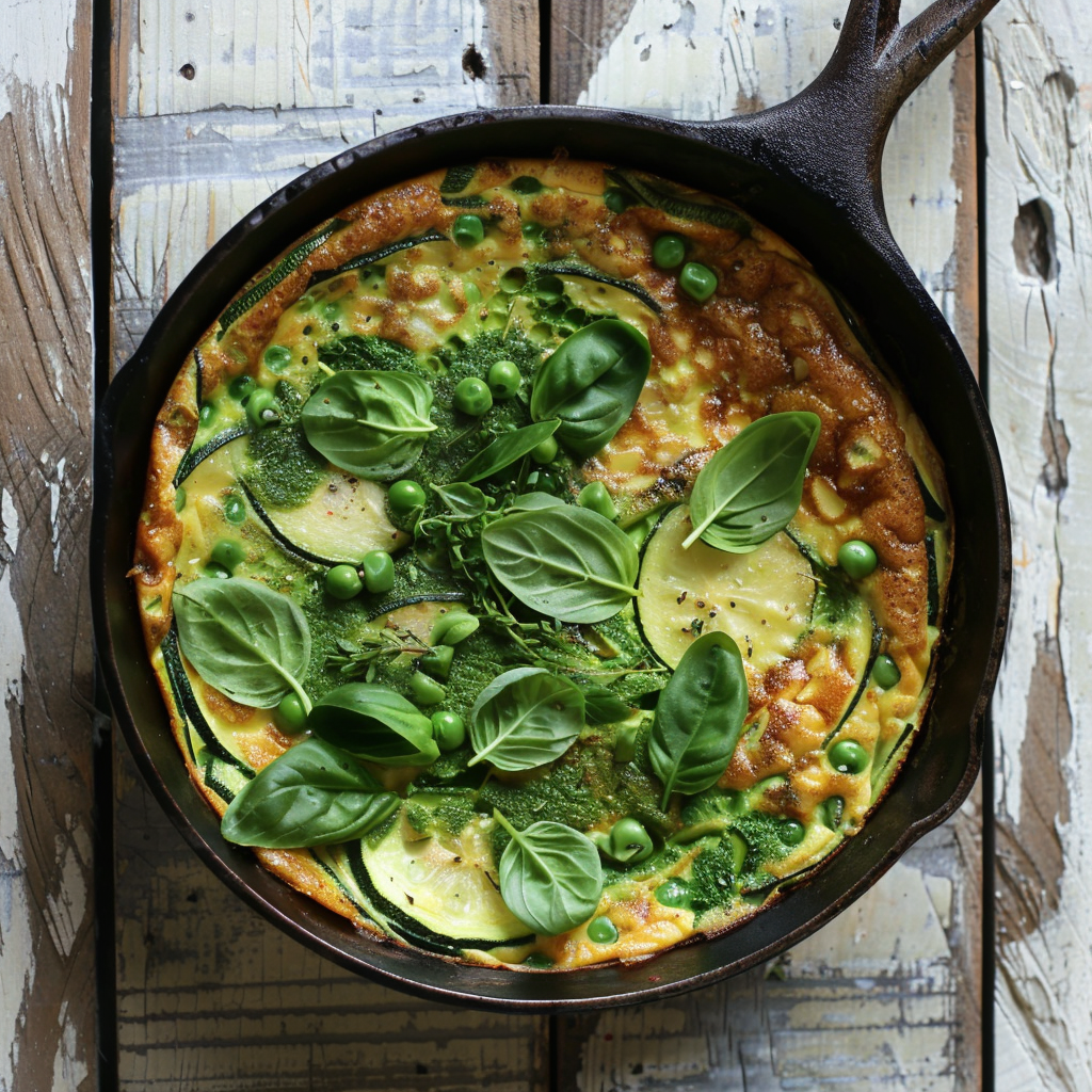 Green Vegetable Frittata – Check My Body Health Singapore